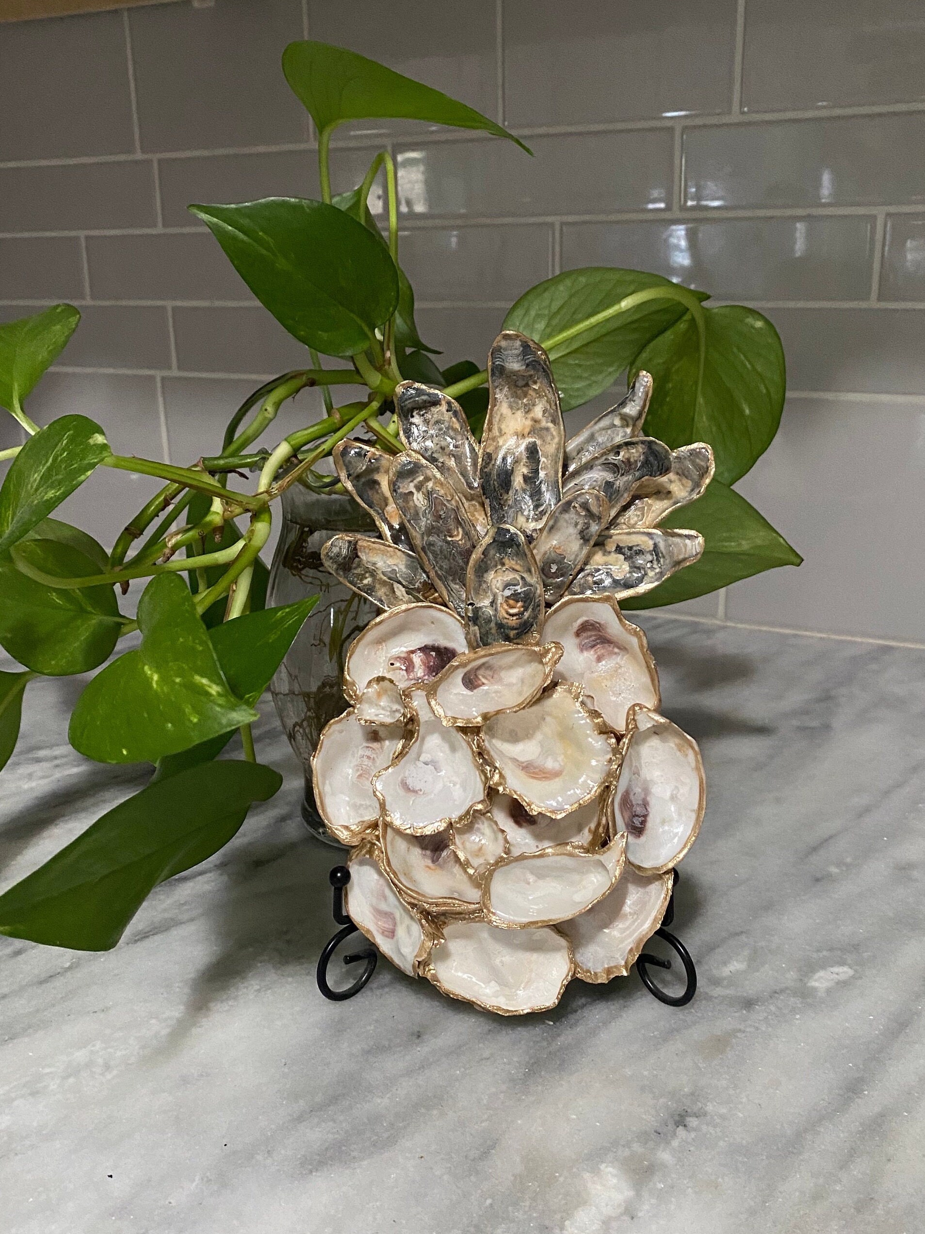 Pineapple/oyster Shell/wall Decor/hospitality/welcome/low Country ...