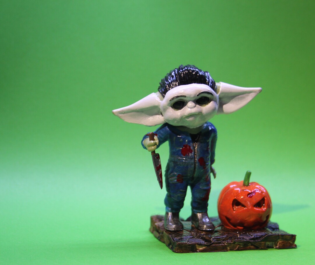 Grogu Mike Mires Horror Mashup Collection Gift Starwars Fan - Etsy