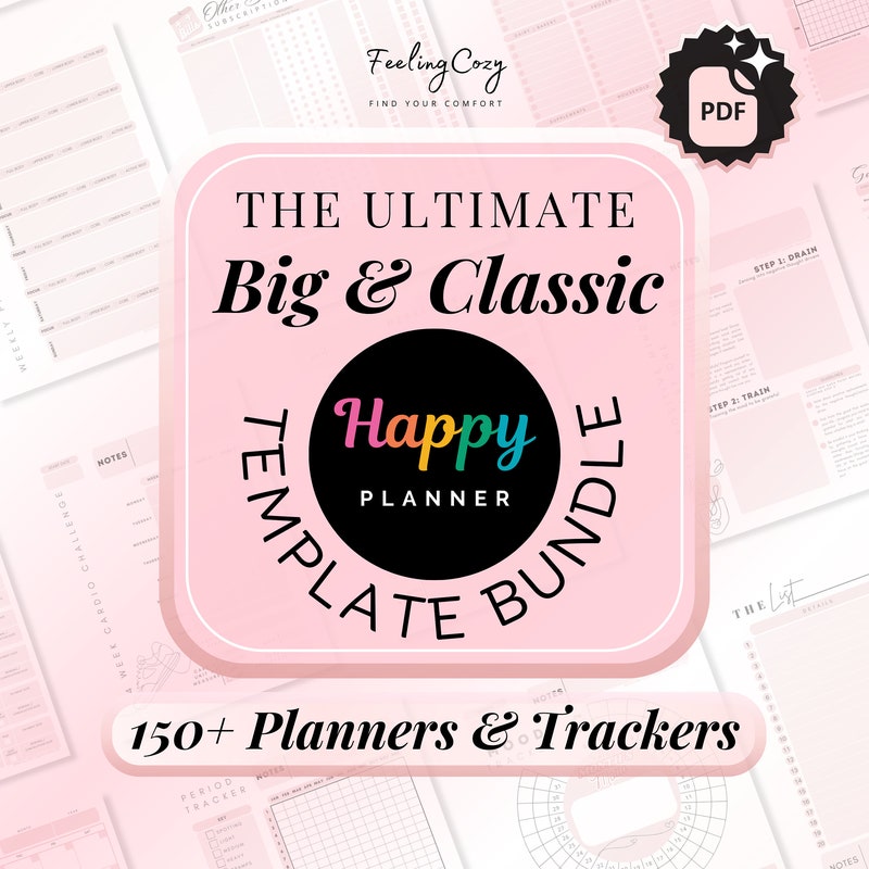 Planner Template - Etsy