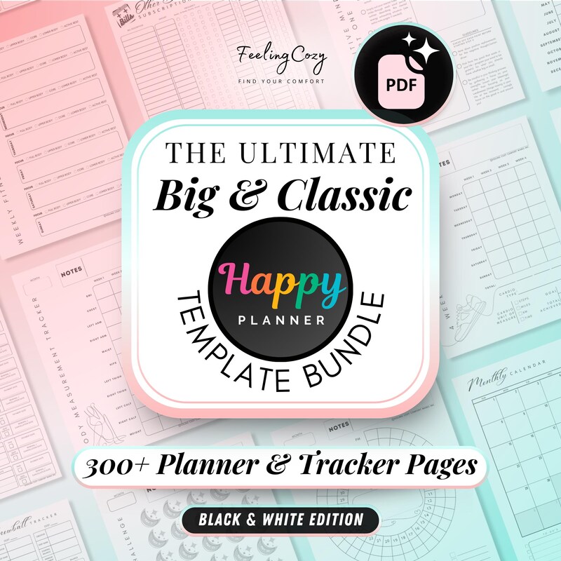 2026 Happy Planner Calendar - Etsy