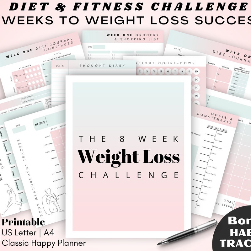 Weight Loss Journal - Etsy