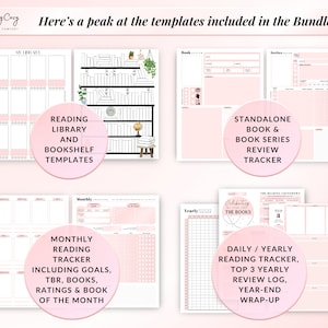 Printable Reading Journal 2025: Monthly Reading Tracker, Reading ...