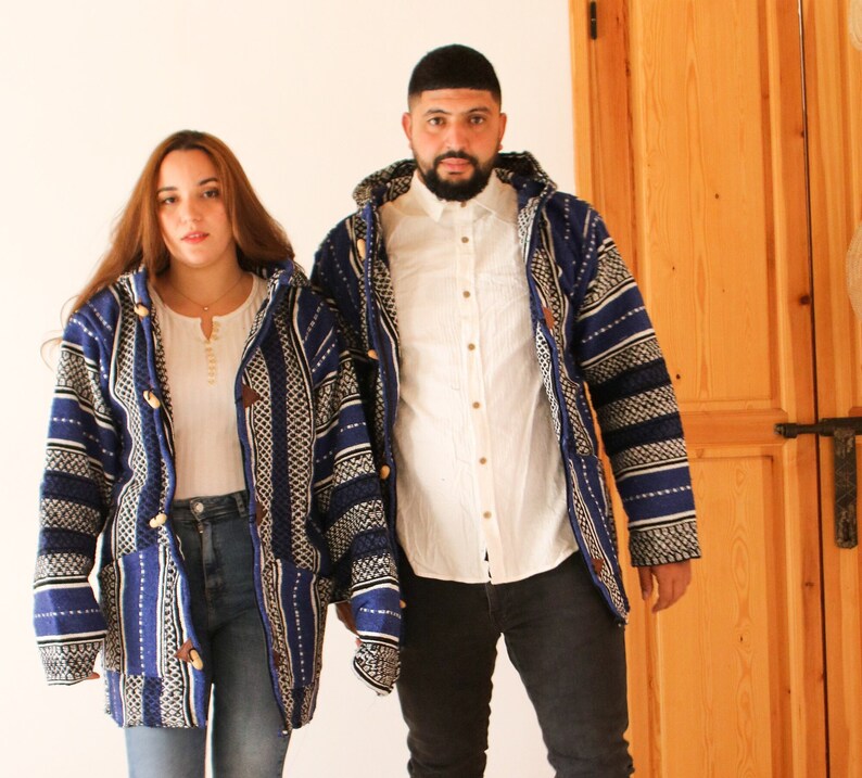 Berber Warm Jacket, Winter Jacket, Bohemian Style, Moroccan Jacket ...