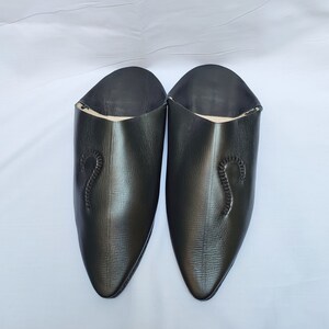 Moroccan Slippers, Naturel Leather Slipper Handmade, Babouche Marocaine ...