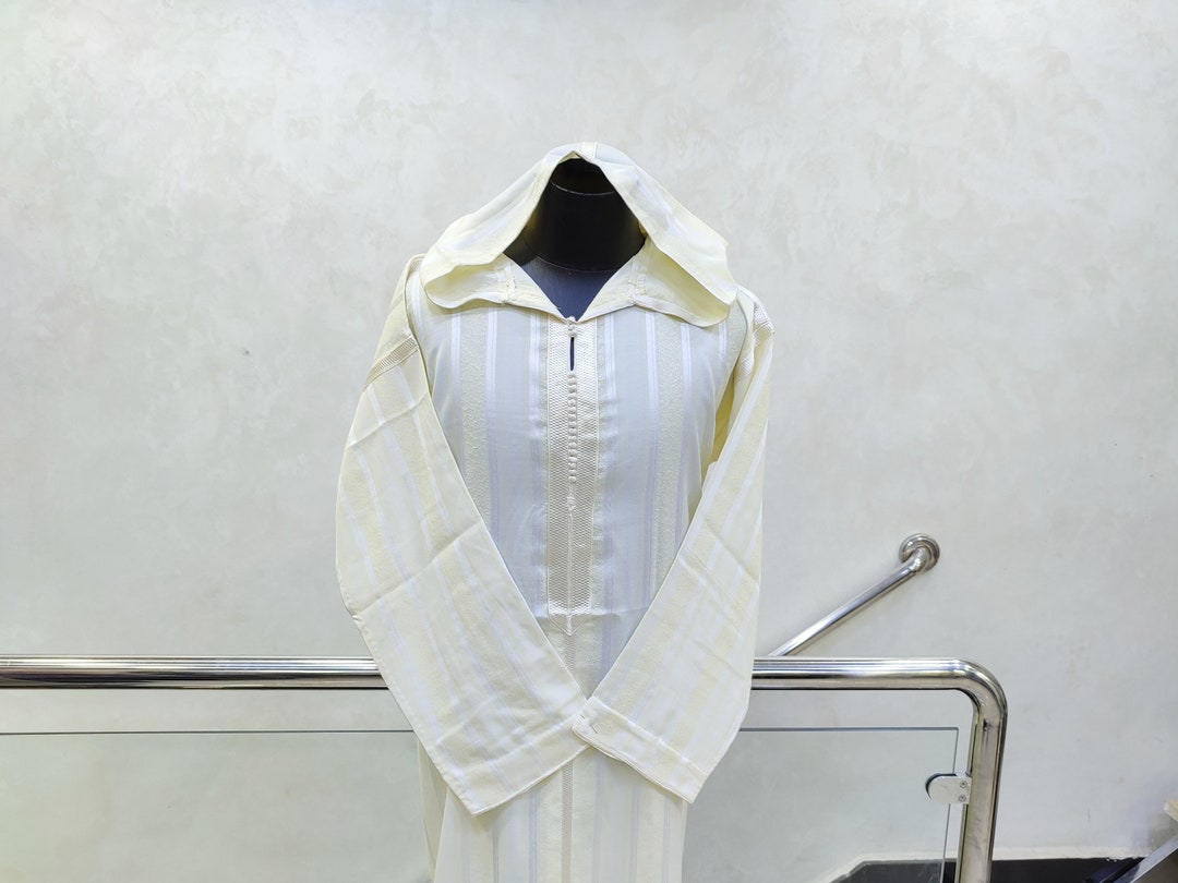 Moroccan Djellaba for Men,white Djellaba ,moroccan Clothing,hight ...