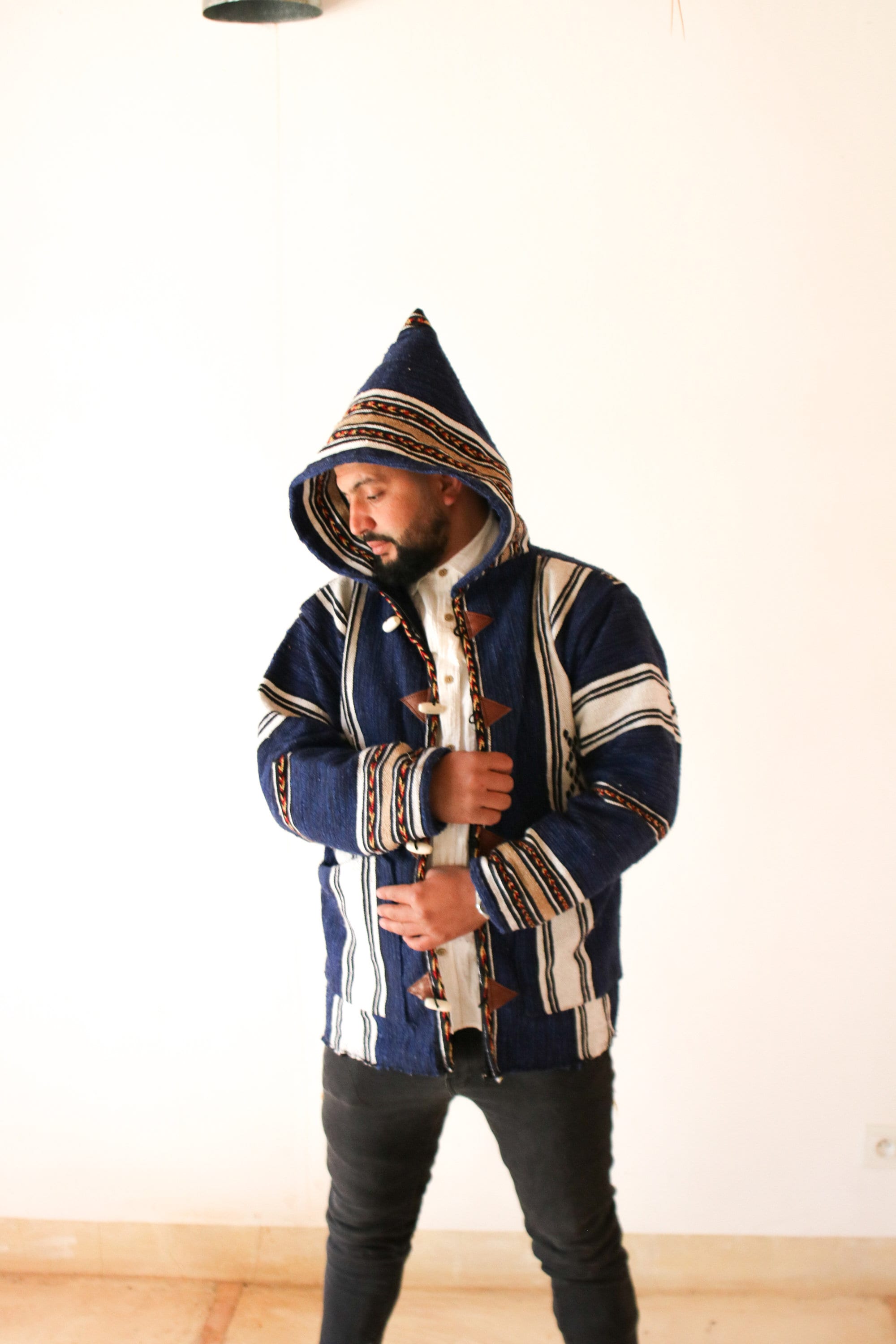 Berber Warm Jacket, Winter Jacket, Bohemian Style, Moroccan Jacket ...