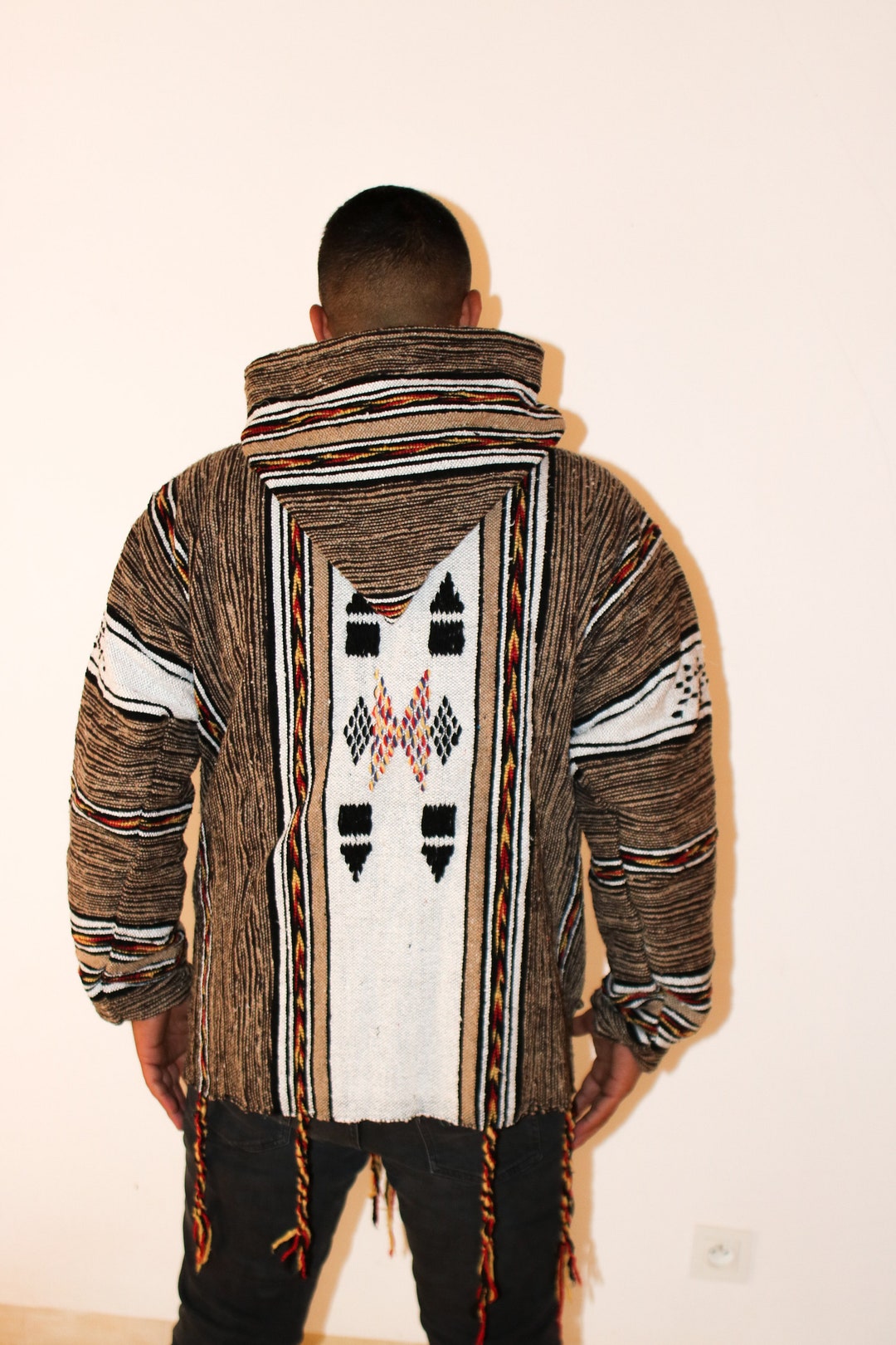 Berber Warm Jacket, Winter Jacket, Bohemian Style, Moroccan Jacket ...