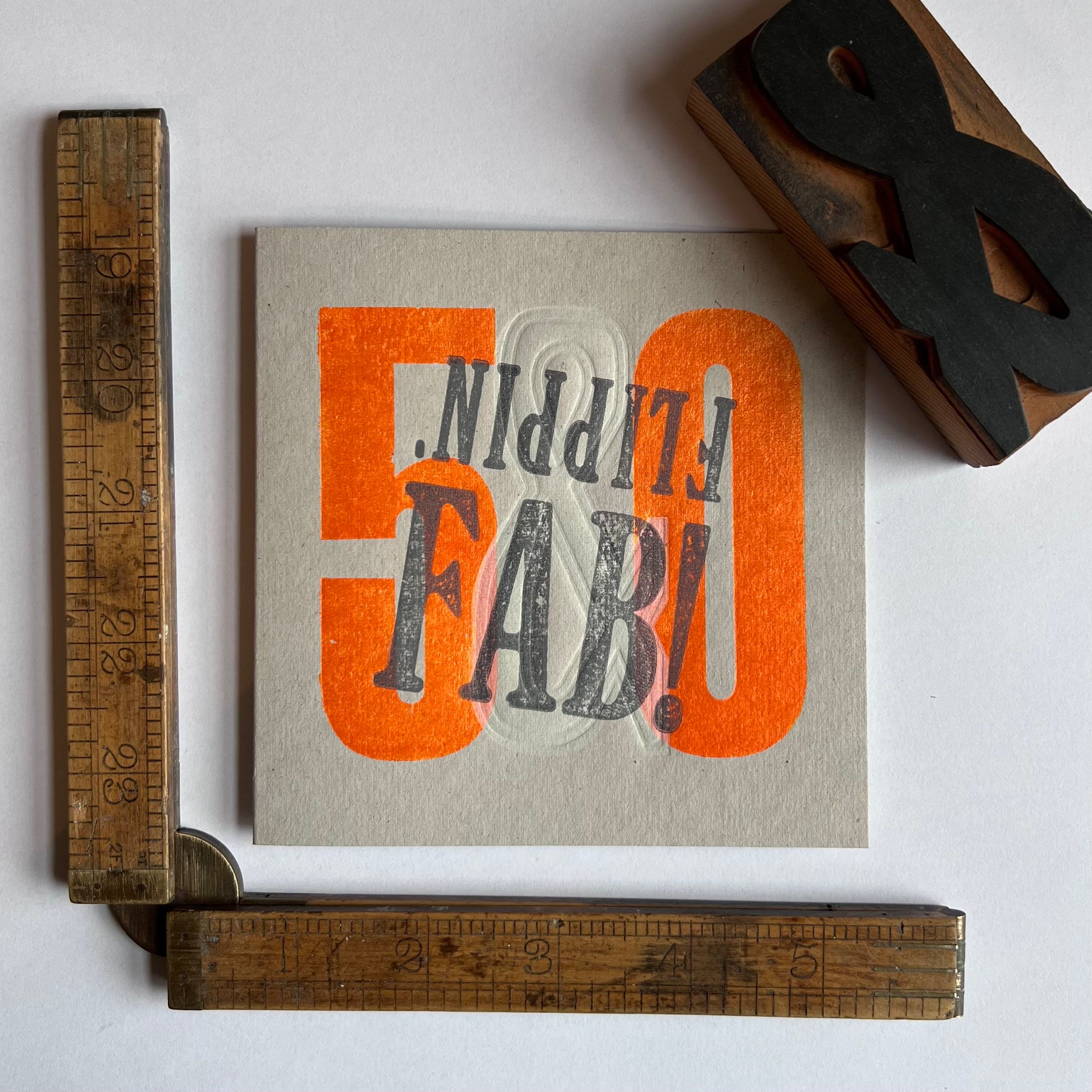 50 & Flippin Fab BIRTHDAY CARDS - Etsy