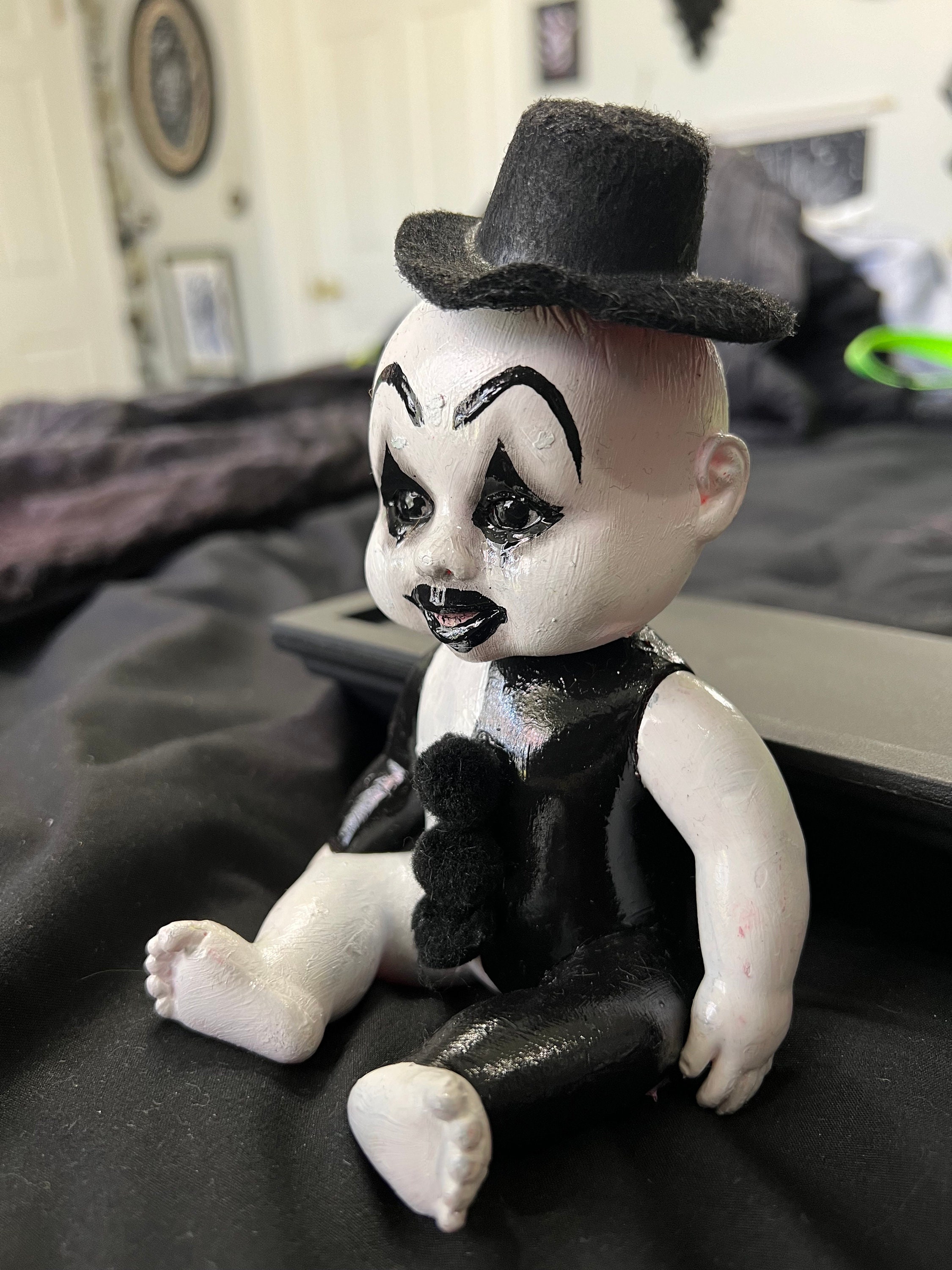 The TERRIFIER Art the Clown Plastic Baby Doll OOAK - Etsy