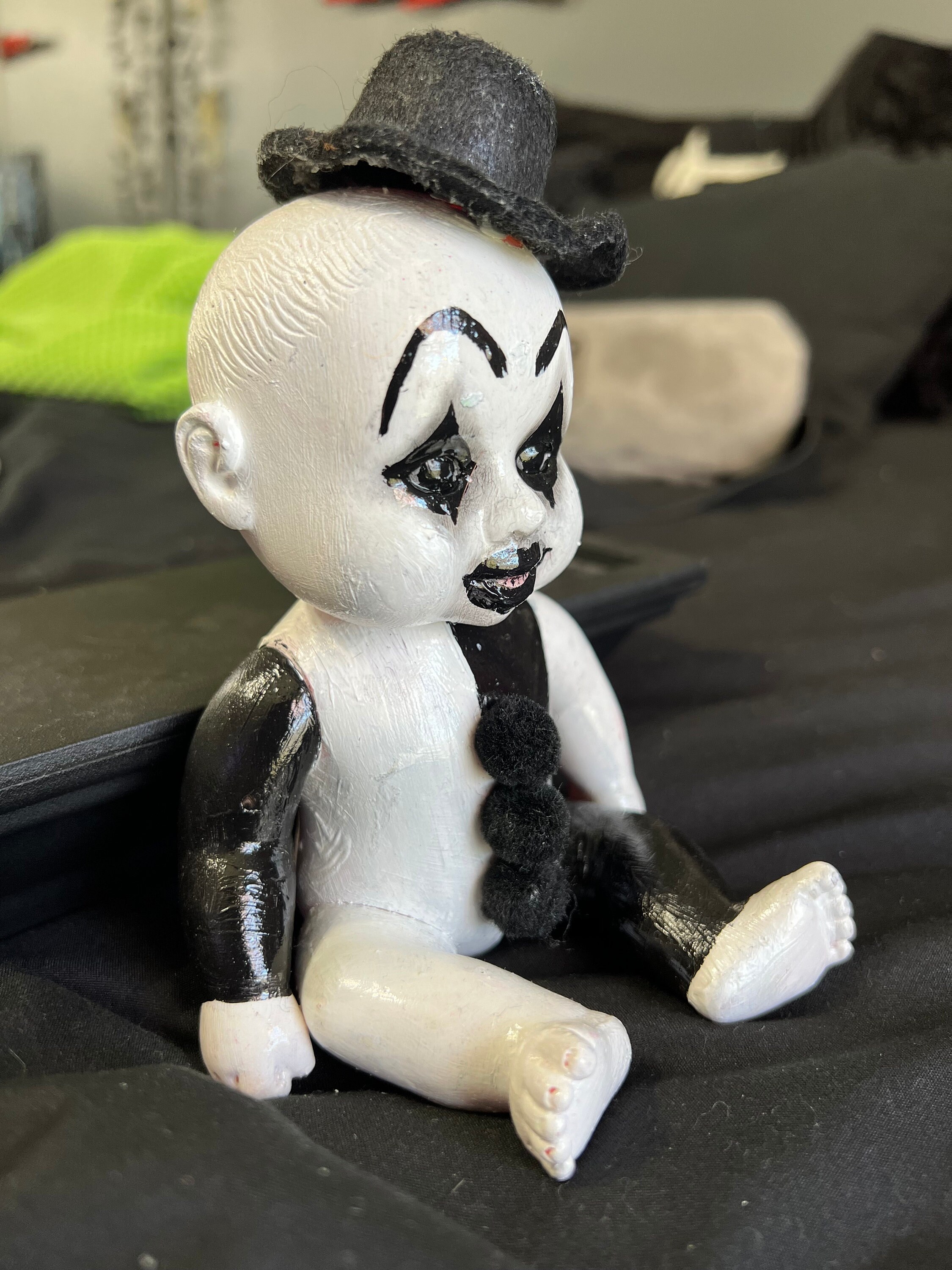 The TERRIFIER Art the Clown Plastic Baby Doll OOAK - Etsy