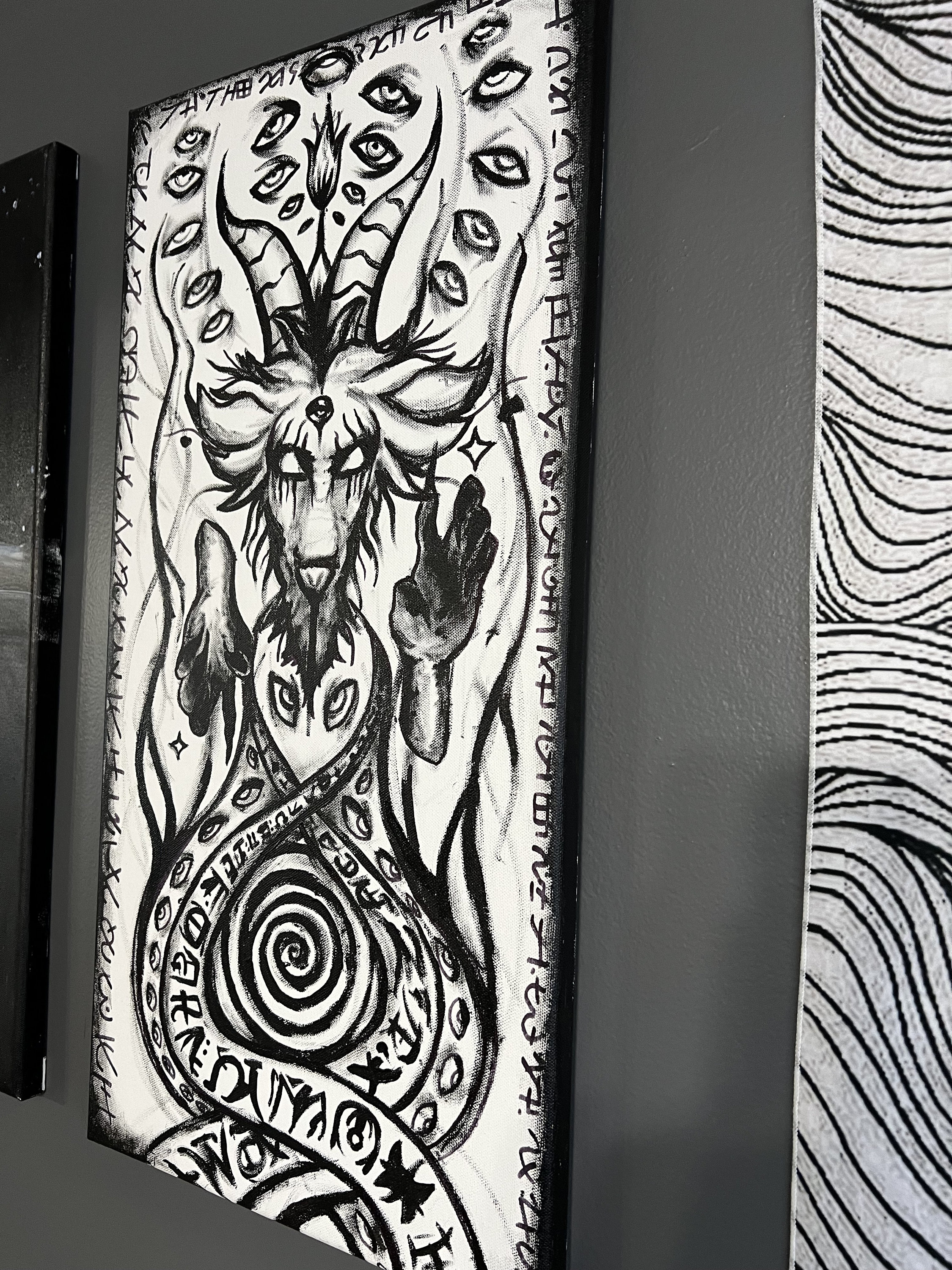 DEMONOLOGY ~ 24x12” Painting - Etsy