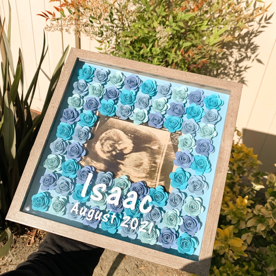 Ultrasound Shadow Box Picture Shadow Box Flower Shadow Box - Etsy