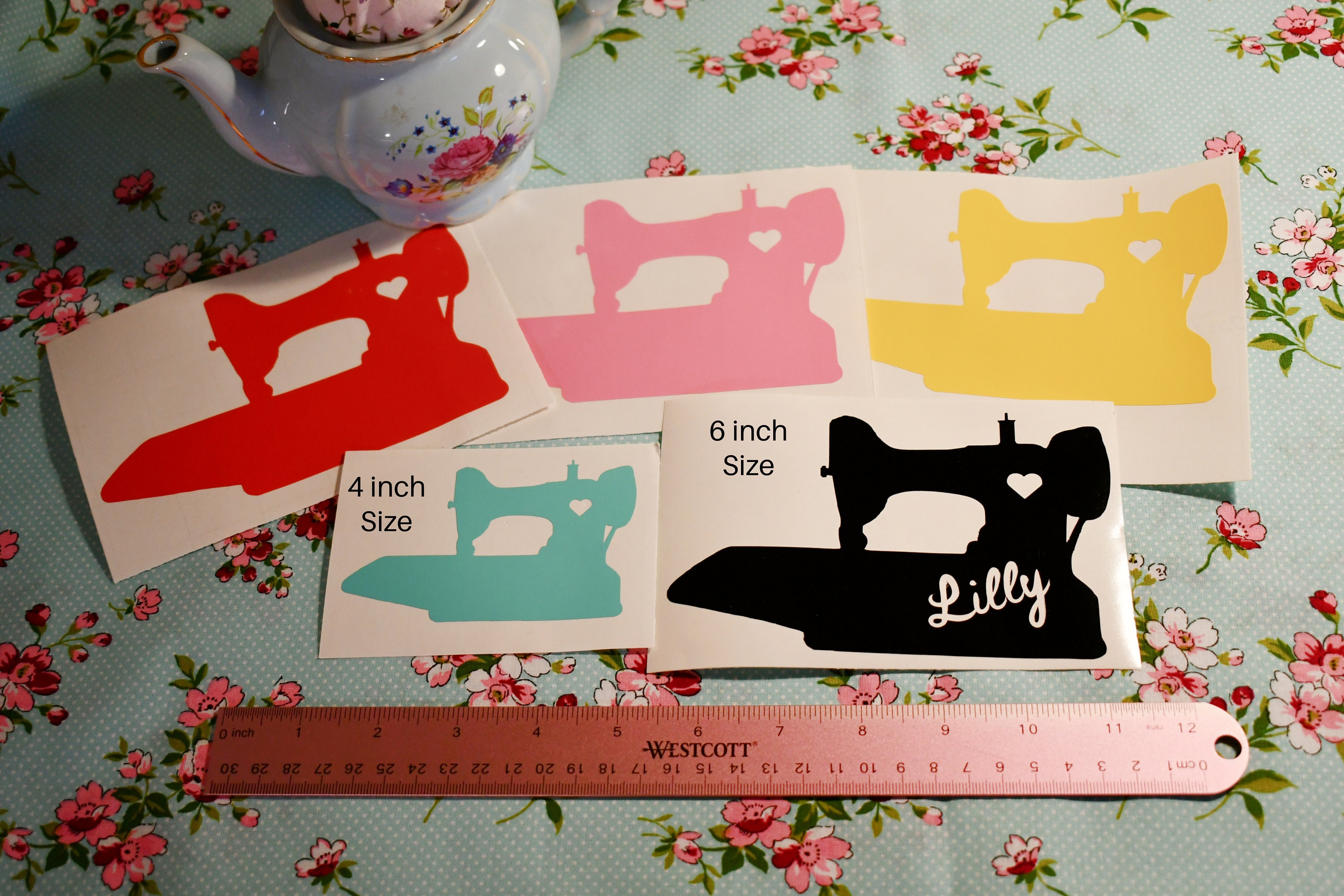 Sewing Machine Decal Personalized Made to Order Several - Etsy