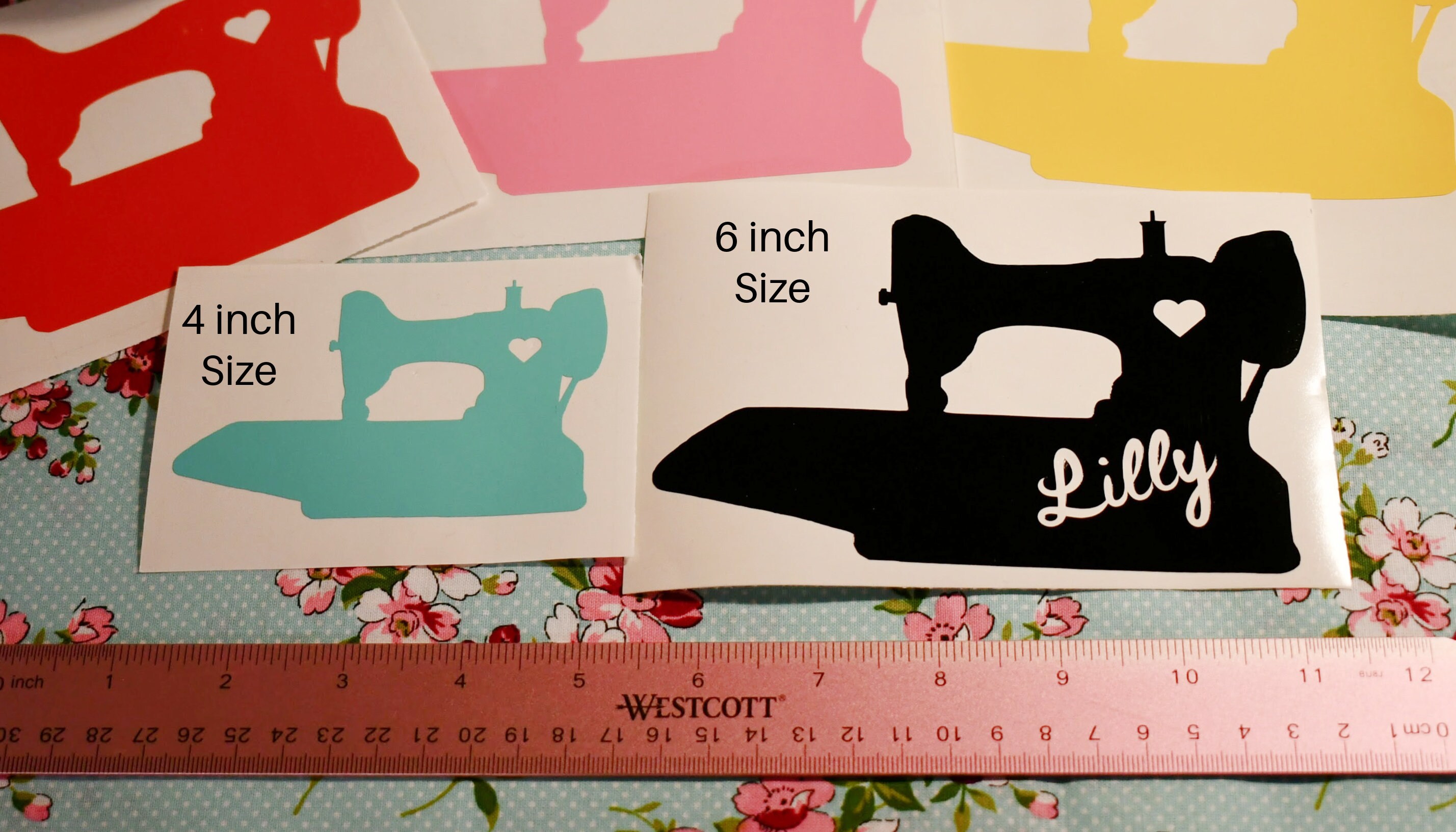 Sewing Machine Decal Personalized Made to Order Several - Etsy