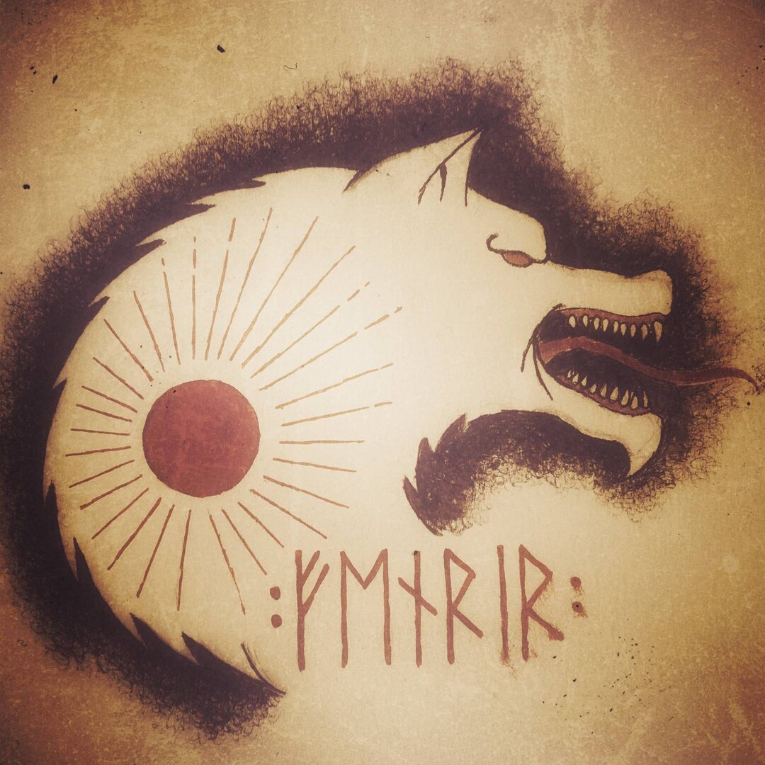 Fenrir the Divourer of the Sun - Etsy