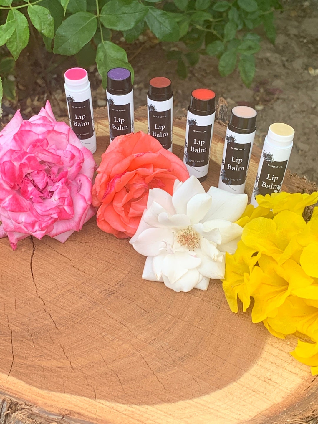 Tinted Shimmer Lip Balm: All-natural Vegan Chapstick With Glitter - Etsy