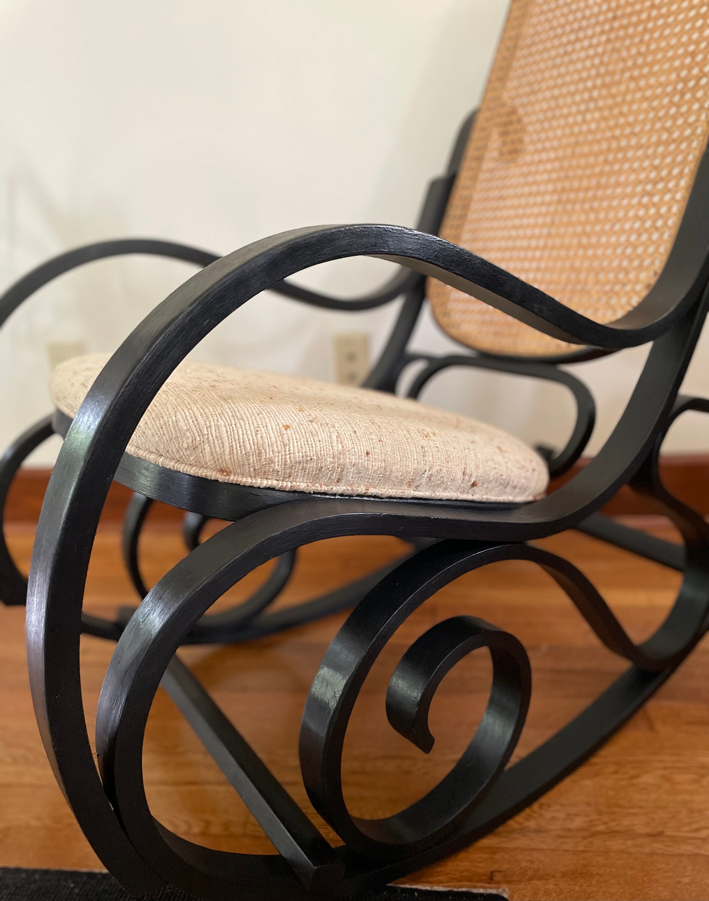 Mid- Century Bentwood Rocker Thonet Style - Etsy