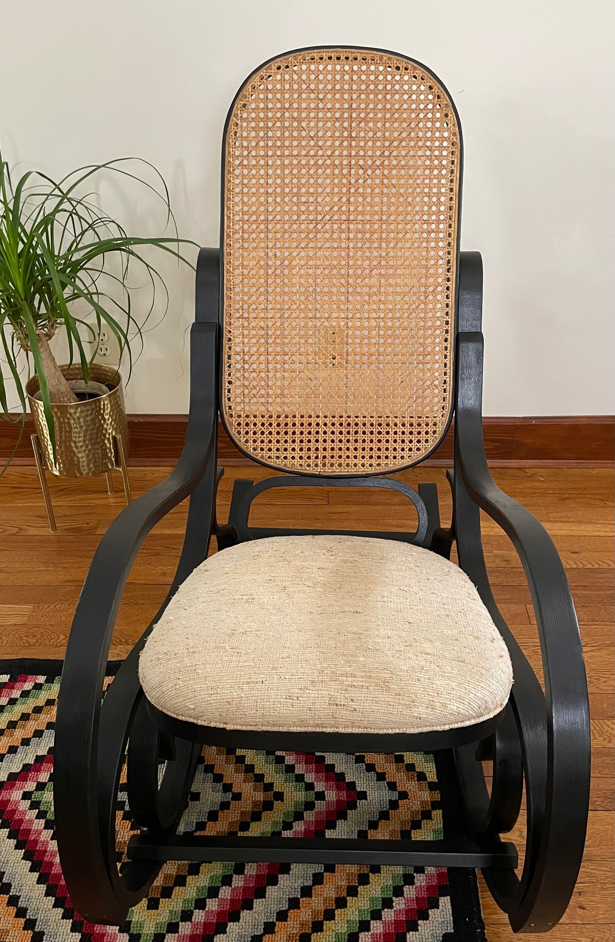 Mid- Century Bentwood Rocker Thonet Style - Etsy
