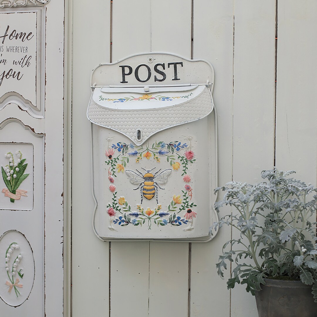 White Bee Design Post Box - Etsy