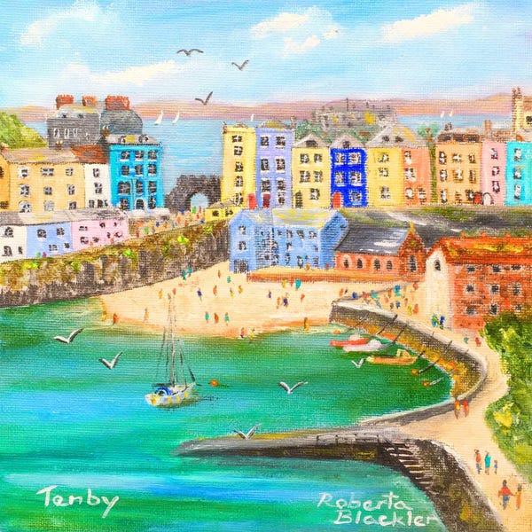 Tenby Watercolour - Etsy UK