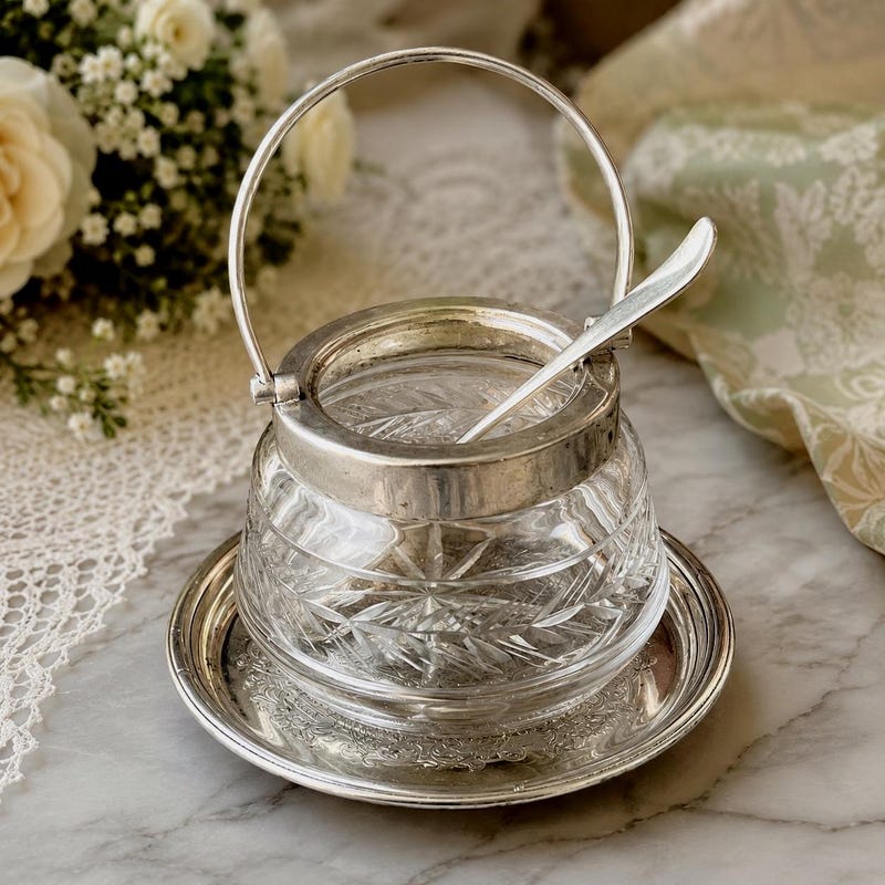 Antique Cut Glass Trays - Etsy
