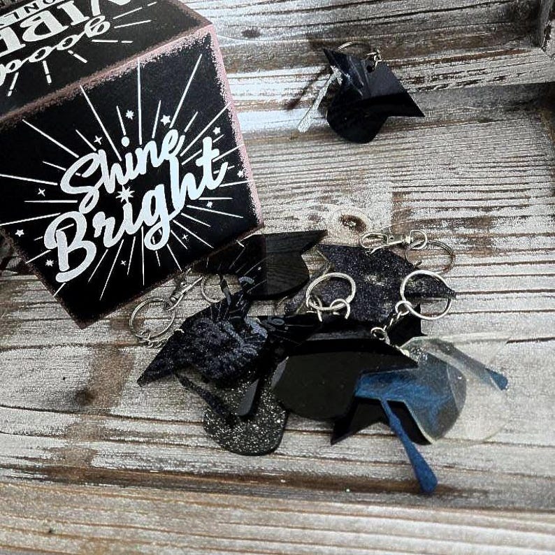 Graduation Cap Keychains - Etsy