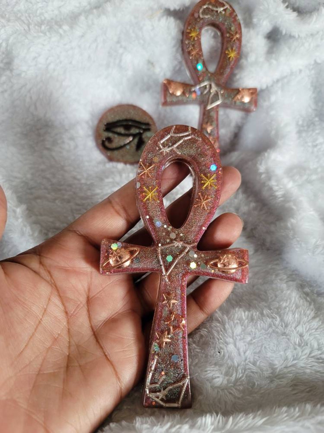 Galaxy Spiritual Ankh With FREE Eye of Ra Token - Etsy UK