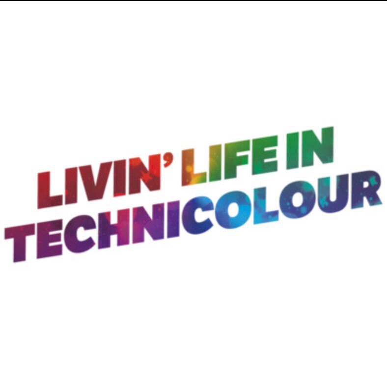 TC Baseball Cap / / Livin' Leben in Technicolour / / Mini Farbe Logo ...