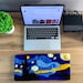 Van Gogh Starry Night Handmade Tufted Keyboard Rug Punch Needle Desk ...