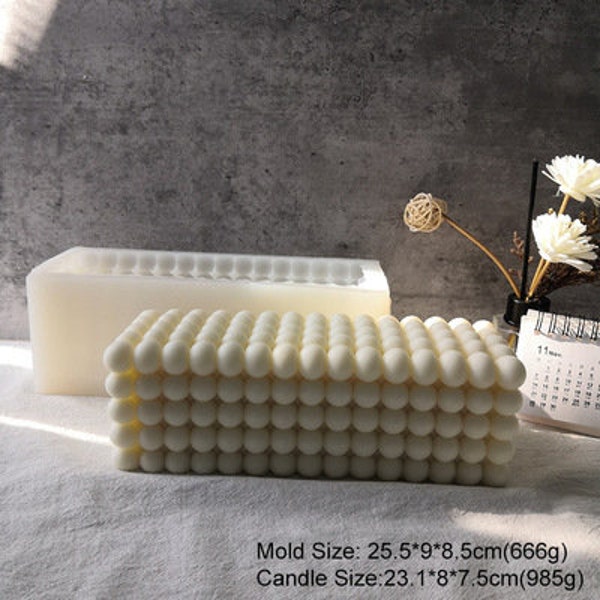 Rubik's Cube Candle - Etsy