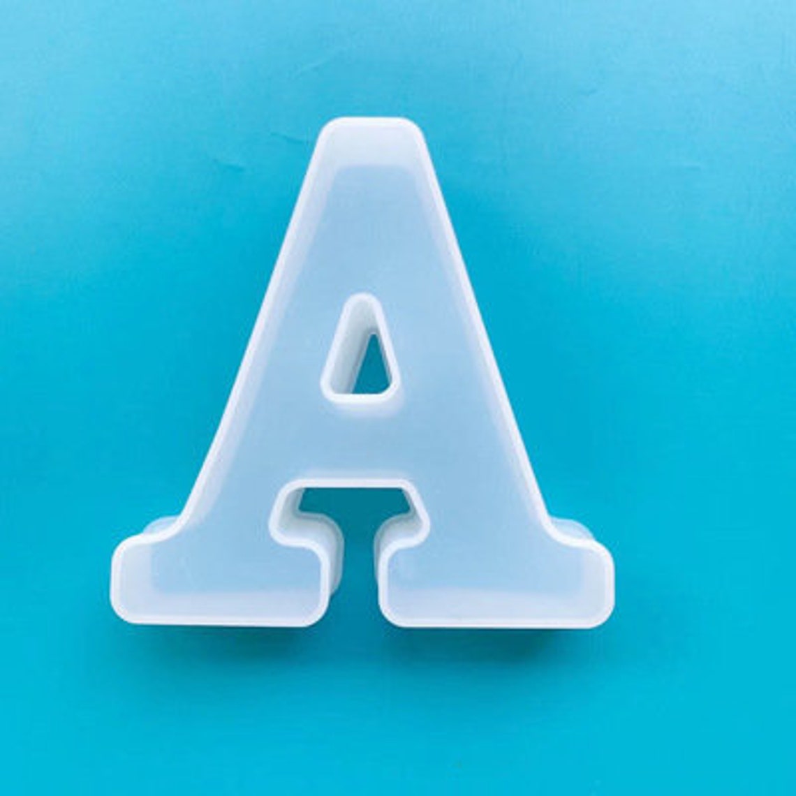 Large letter silicone mold 6-inch letter mold home | Etsy