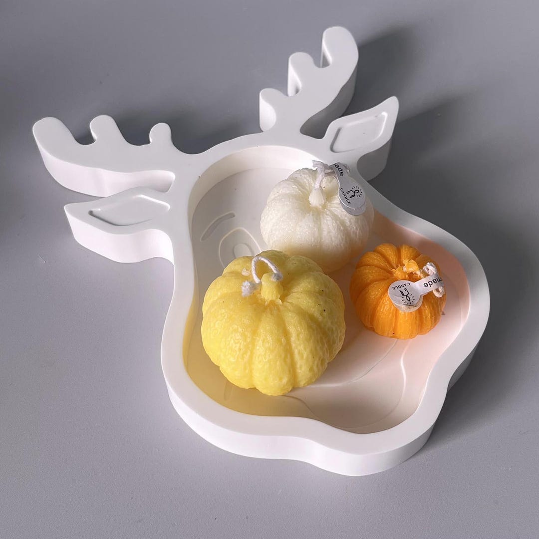 Reindeer Tray Silicone Mold: DIY Christmas Resin Coaster - Etsy