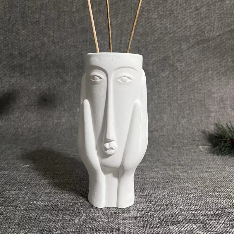 Abstract Face Vase - Etsy