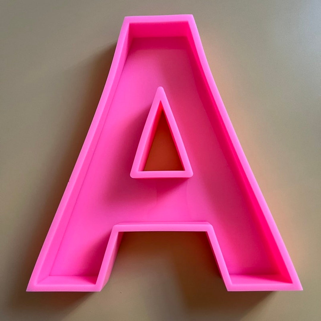 10-inch Letter Silicone Mold - Etsy