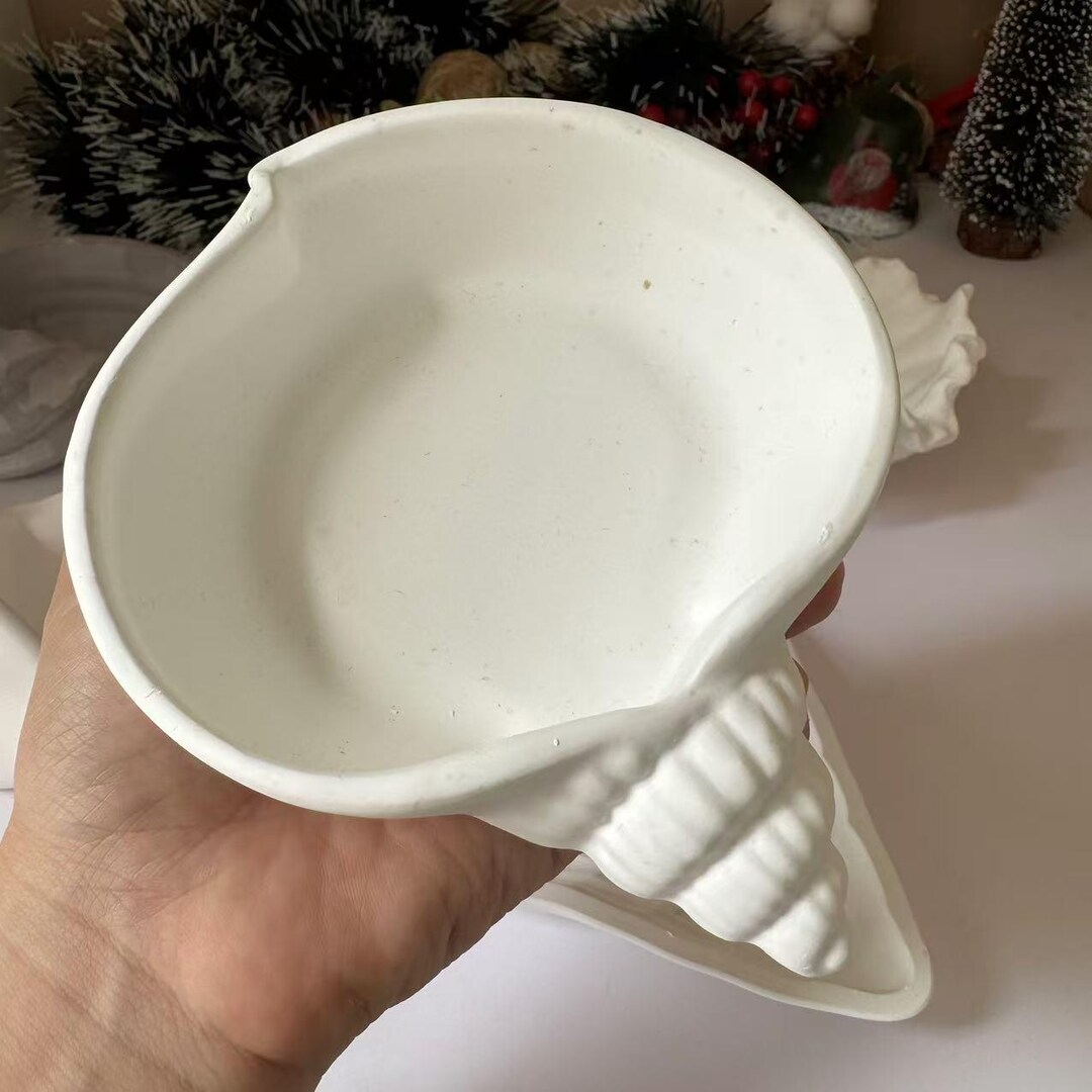 Ocean Shell -conch Tray Mold Candle Jar Mold Candle Bowl Silicone Mold ...