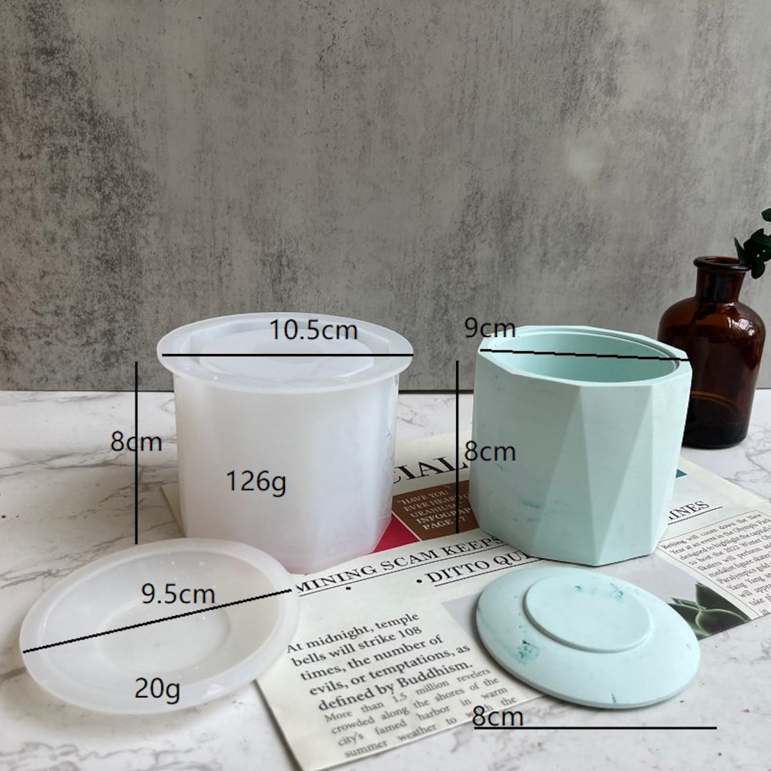 Storage Box Mold With Lid: Concrete, Plaster, Resin Craft - Etsy