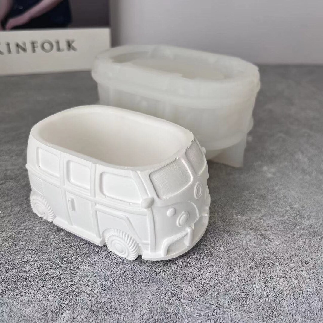 Retro Bus Silicone Mold: Mini Planter, Candle, Aroma Vessel - Etsy