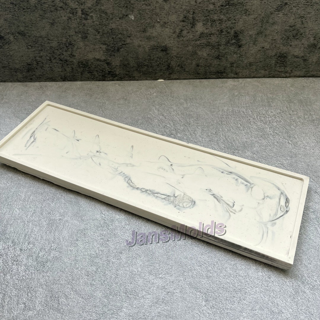Rectangle Tray Silicone Mold: Concrete, Resin, Jesmonite - Etsy