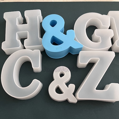 10-inch Letter Silicone Mold - Etsy
