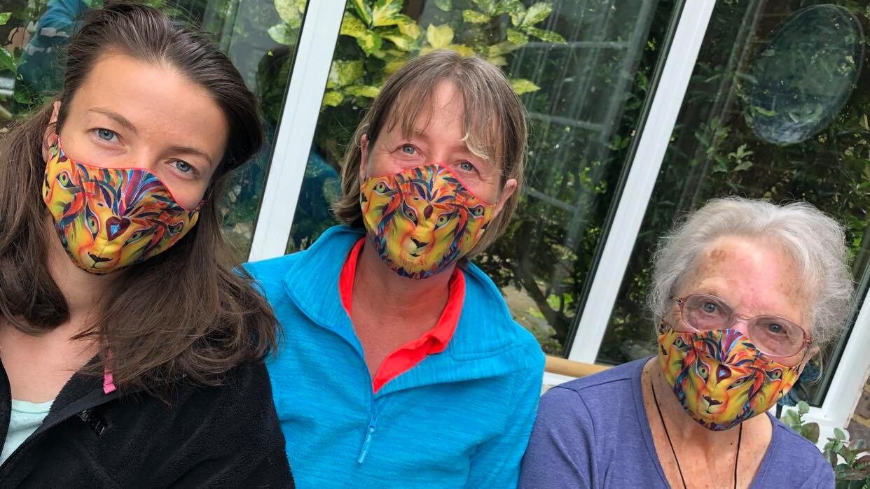 Lion Face Covering Lion Mask Leo Face Covering Leo Mask - Etsy