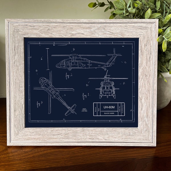 Black Hawk Blueprint - Etsy