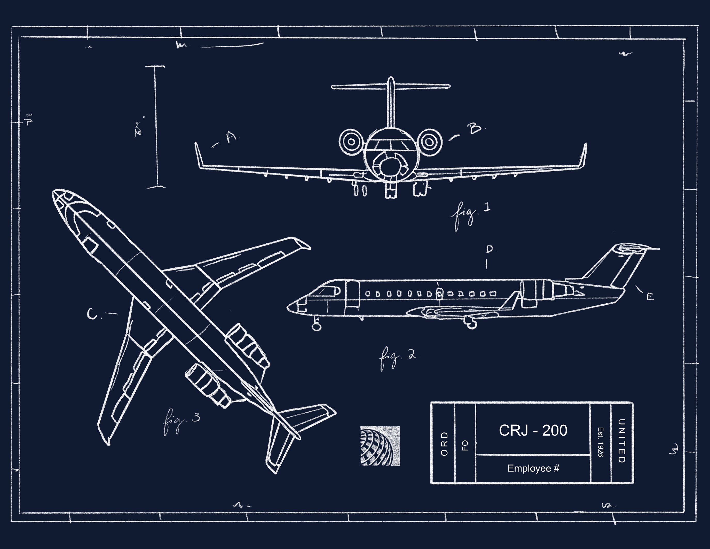 Crj 200 Drawing
