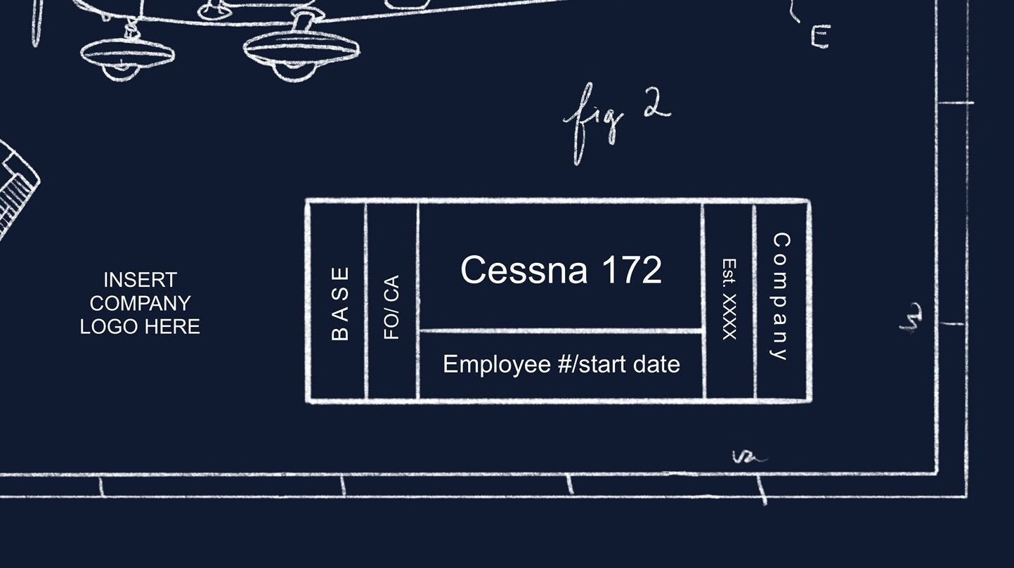 Customizable Cessna 172 Blueprint Illustration - Etsy
