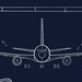 Customizable Boeing 767 Blueprint Illustration - Etsy UK