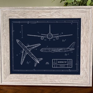 Customizable Boeing 767 WITHOUT Winglets Blueprint - Etsy
