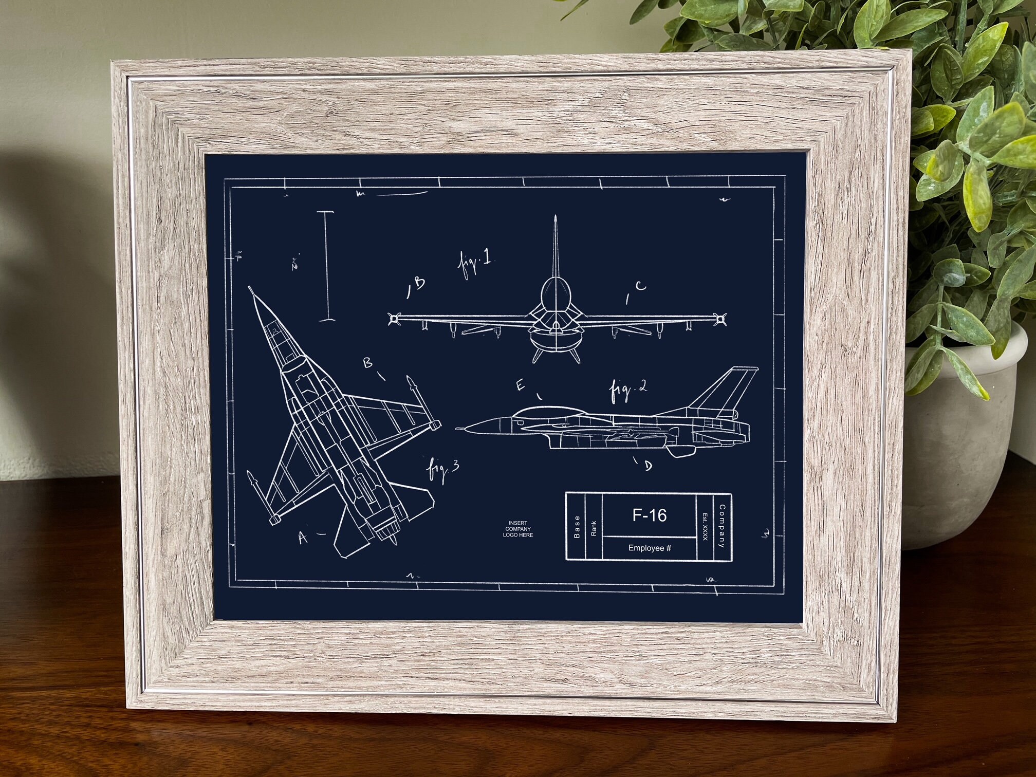 Customizable F-16 Fighting Falcon Blueprint Illustration - Etsy Canada
