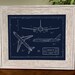 Customizable Boeing 767 Blueprint Illustration - Etsy UK