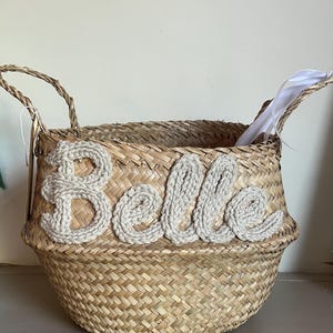 Personalised Storage Basket| Personalized Basket | Crochet | Knitted ...