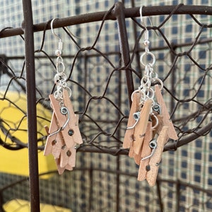 Dangle Cluster of Mini Clothes Pins * Adorable * Customizable * Working ...