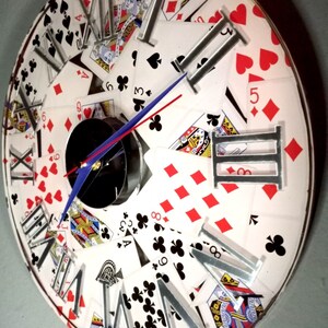 Custom Resin Poker Card Clock - Etsy